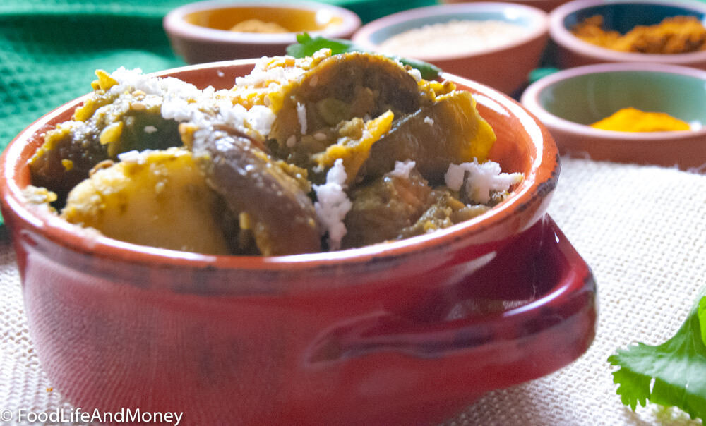 Undhiyu recipe - a delicious medley of vegetables - FoodLifeAndMoney